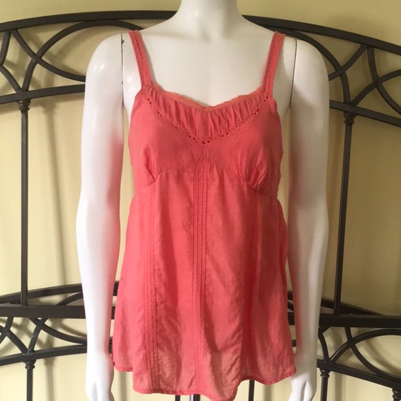 Marc Jacobs | Tops | Marc Jacobs Coral Camisole Cotton Top Size 4 ...